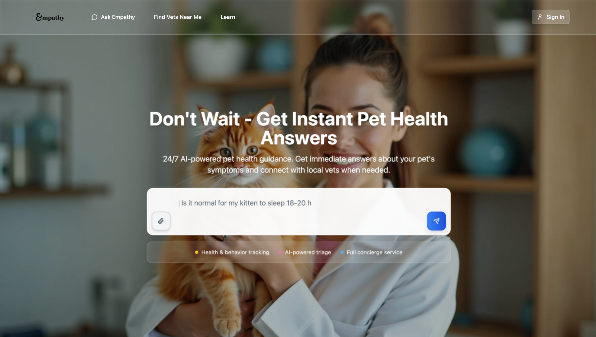 Empathy AI - Expert Pet Care & Veterinary Advice